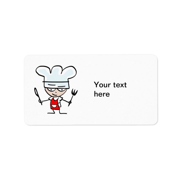 Cooking labels for recipes or ingredients Stickers | Zazzle.com