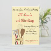 Cooking Party Invitation | Zazzle