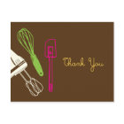 Cooking Party Thank You Card | Zazzle