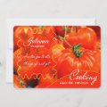 Cooking Party with Big Red Tomatoes Invitation | Zazzle
