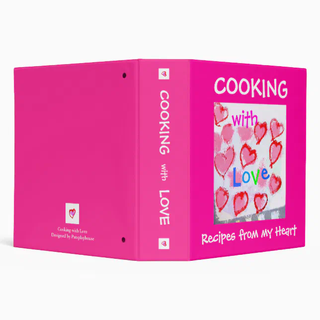 Cooking with Love - Recipes from my Heart Binder | Zazzle