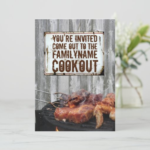 Cookout Invitations | Zazzle