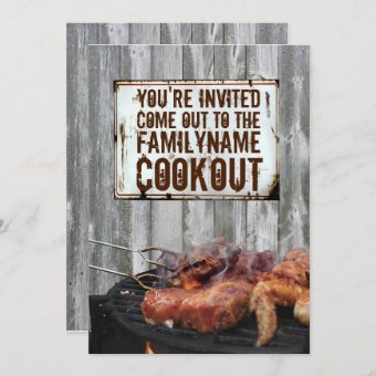Cookout Invitations | Zazzle