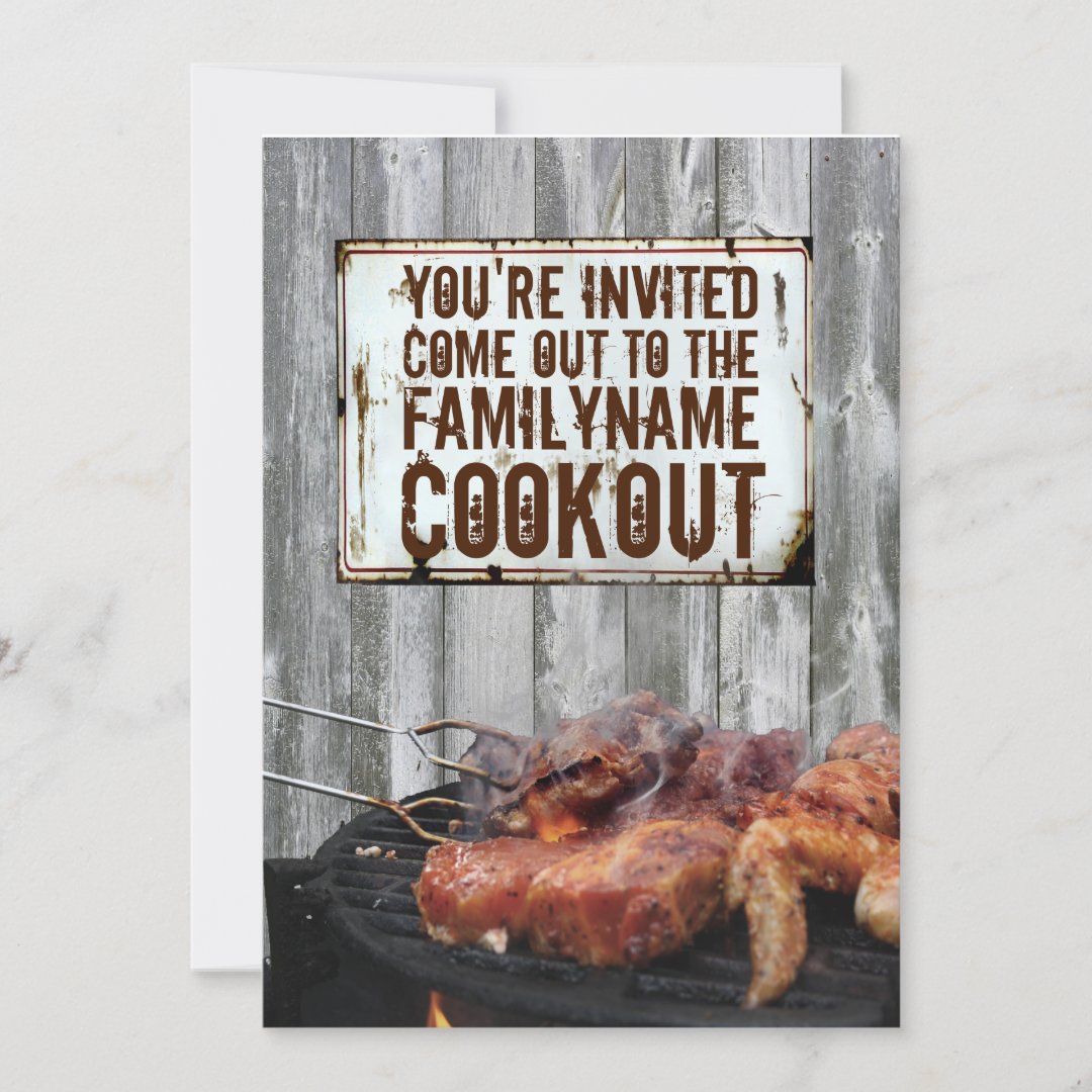 Cookout Invitations | Zazzle