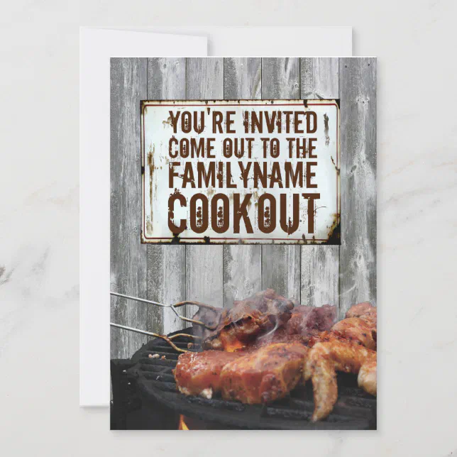 Cookout Invitations | Zazzle