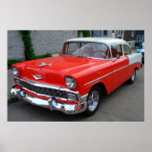 Cool 56 Chevy Poster | Zazzle