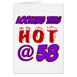 58 Years Old Greeting Cards | Zazzle