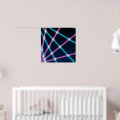 Cool 80s Laser School Portrait Backdrop Background Poster | Zazzle