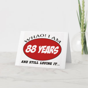 88th Birthday Cards | Zazzle