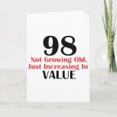 COOL 98 YEARS OLD BIRTHDAY DESIGNS CARD | Zazzle