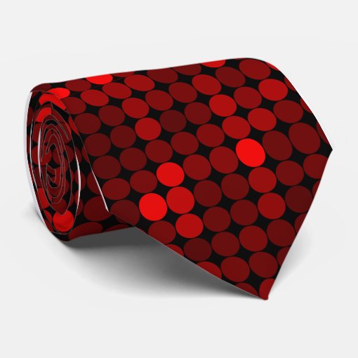 Cool Abstract red Sequin pattern Neck Tie | Zazzle
