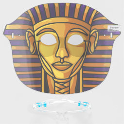 Cool Ancient Egyptian Pharaoh Face Shield | Zazzle