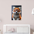 Cool and adorable Hybrid Koala Fox | AI Art Poster | Zazzle