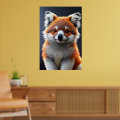 Cool and adorable Hybrid Koala Fox | AI Art Poster | Zazzle