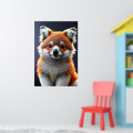 Cool and adorable Hybrid Koala Fox | AI Art Poster | Zazzle
