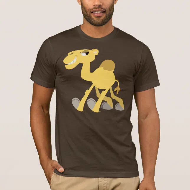 Cool and Cute Cartoon Camel T-Shirt | Zazzle