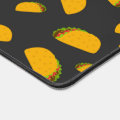 Cool and fun yummy taco pattern desk mat | Zazzle