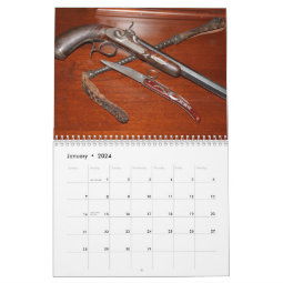 Cool antique guns calendar | Zazzle