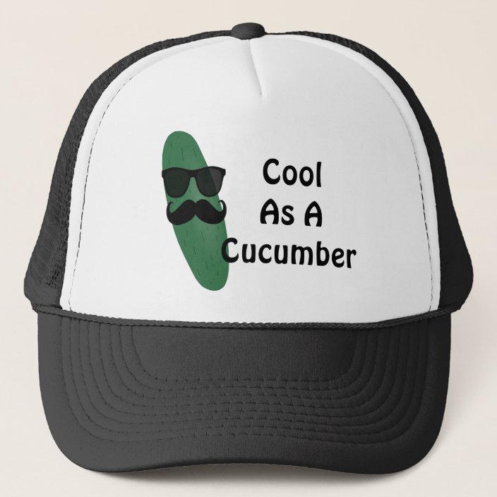 Cool As A Cucumber Trucker Hat | Zazzle.com