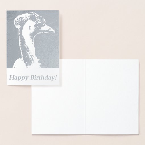 Cool Australian Emu Birthday Card | Zazzle