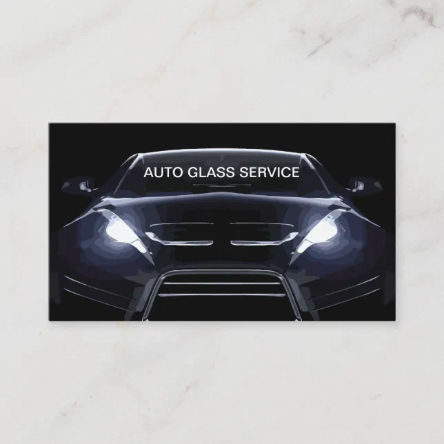 Cool Auto Windshield Repair Business Cards | Zazzle
