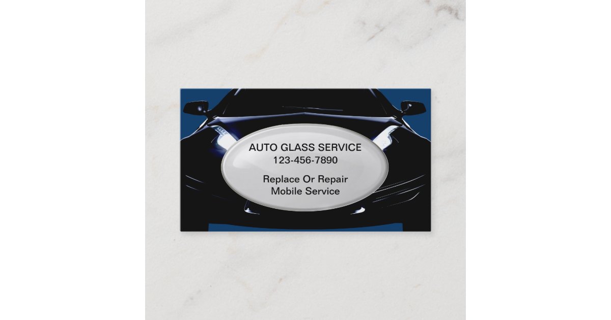 Cool Auto Windshield Repair Business Cards | Zazzle