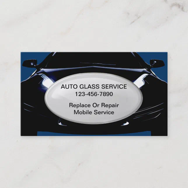 Cool Auto Windshield Repair Business Cards | Zazzle