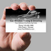 Cool Automotive Window Tinting Detailing Business Card | Zazzle