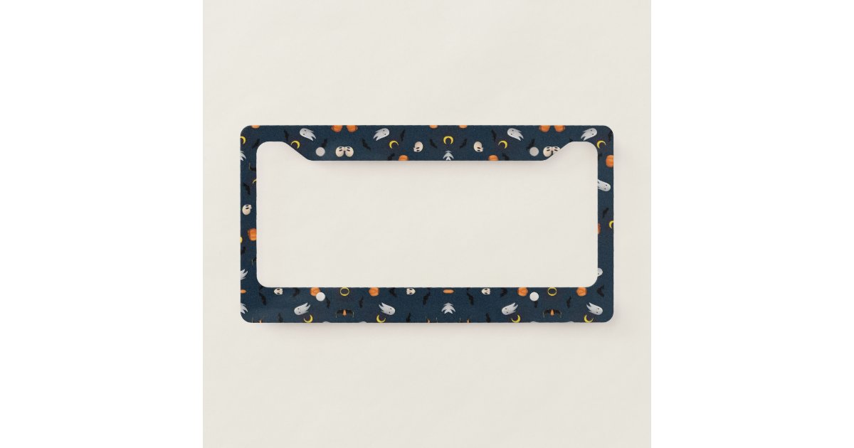 Cool Awesome Amazing Halloween Ghost License Plate Frame | Zazzle