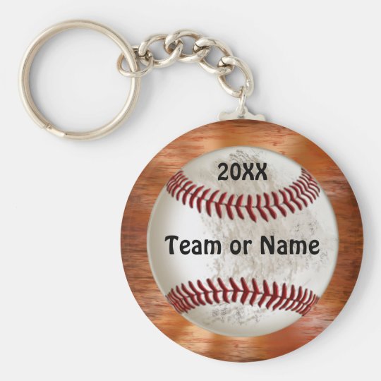 Cool Baseball Gifts For Players TEAM NAME And YEAR Keychain Zazzle cool-baseball-gifts-for-players-team-name-and-year-keychain-zazzle