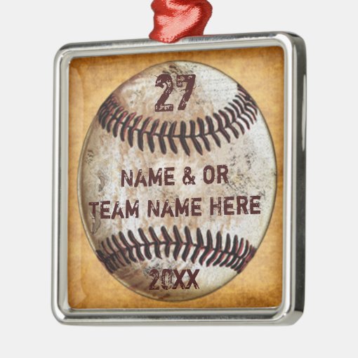 Cool Baseball Ornaments for Baseball Team Gifts | Zazzle