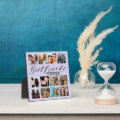 Cool Best Friends Purple Photo Collage Plaque | Zazzle