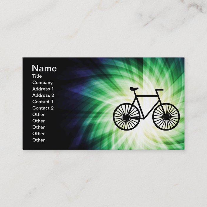 Cool Bicycle Business Card | Zazzle.com