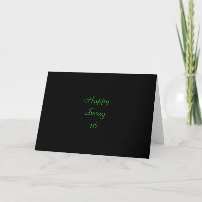 Cool Birthday Card for 16 Year Old Boy (Design #2) | Zazzle