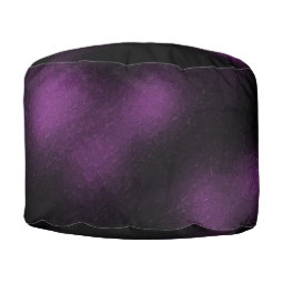 Cool Black and Purple Abstract Pattern Pouf | Zazzle
