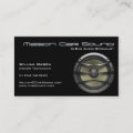 Cool Black Speaker Audio Technician Business Card | Zazzle