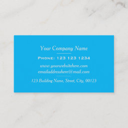 Cool Blue Communication Network Connections Business Card | Zazzle