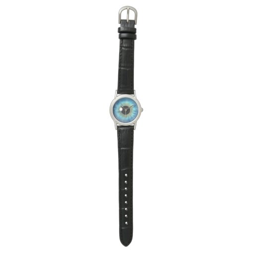 Cool Blue Eye Iris Eyeball Custom Wrist Watch | Zazzle