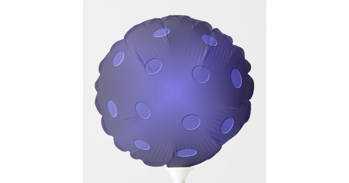 Cool Blue Pickleball Pattern Balloon | Zazzle