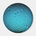 Cool Blue water drops Magnet | Zazzle