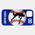Cool Boys Blue PERSONALIZED Baseball Phone Cases | Zazzle