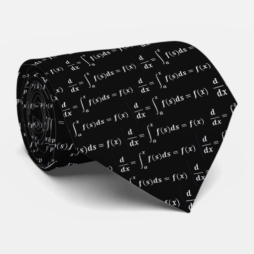 cool calculus equation black tie | Zazzle