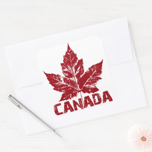 Cool Canada Stickers Maple Leaf Souvenir Stickers | Zazzle