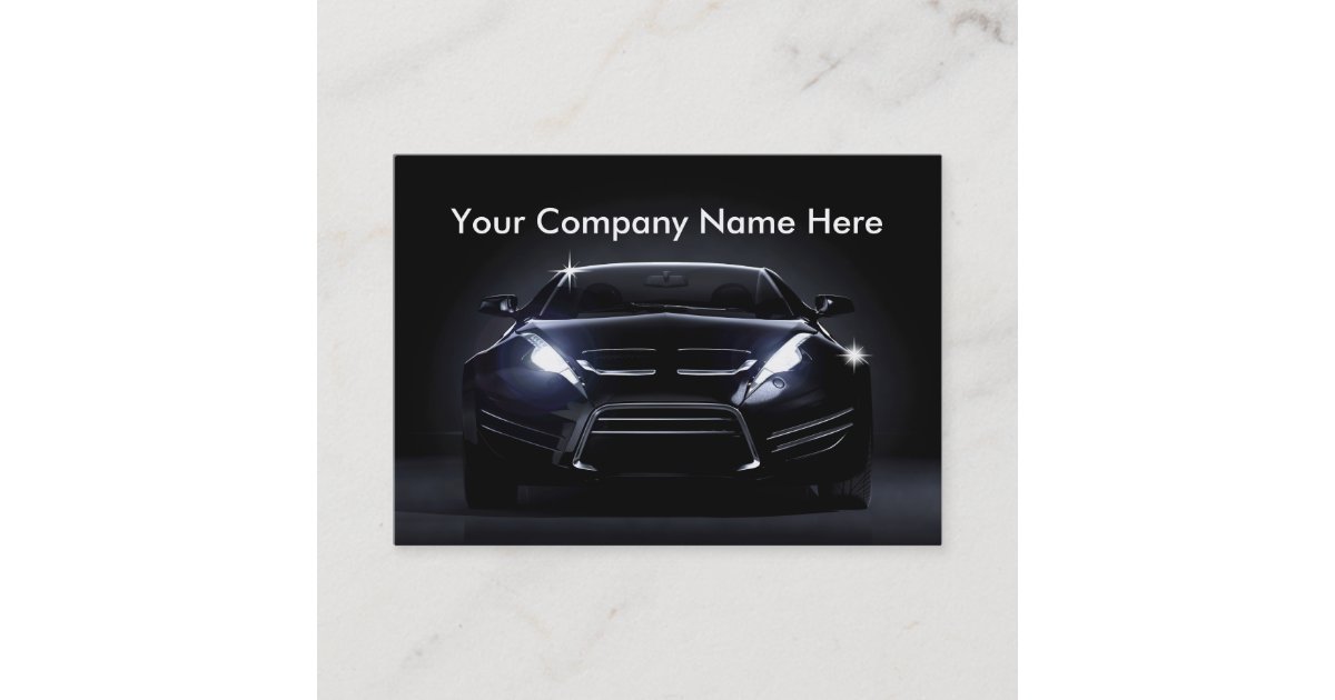 Cool Car Business Cards | Zazzle