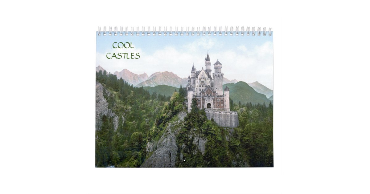 Cool Castles Calendar | Zazzle