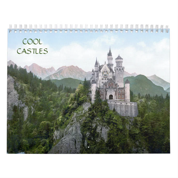 Cool Castles Calendar | Zazzle