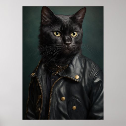 Cool Cat Poster | Zazzle