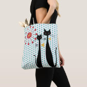 Cool Cats Mid Century Modern Atomic Era MCM Tote Bag | Zazzle