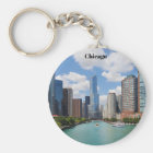 Chicago Skyline Keychain | Zazzle.com