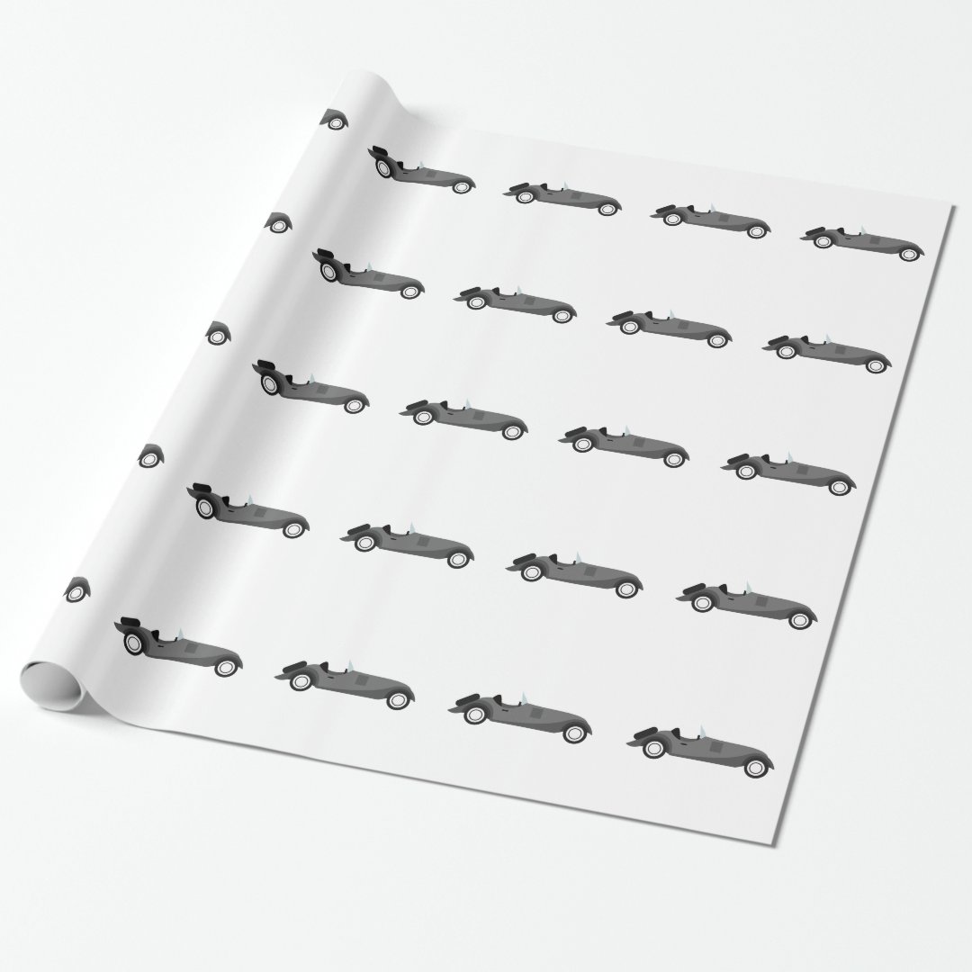 Cool Classic Car Wrapping Paper | Zazzle